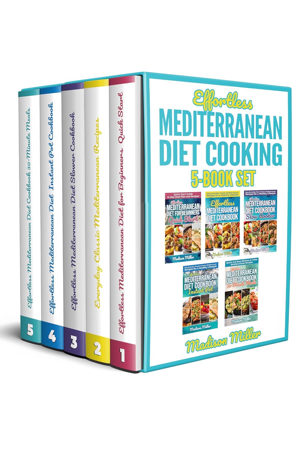 Effortless Mediterranean Diet Cooking 5-Book Set - The Cookbook Publisher